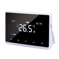 China Smart Water Floor Heating Room Thermostat Touch Screen Lcd Display Gas Furnace for sale