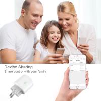 China Glomarket Smart Tuya Wifi Plug , App Remote Control Smart Power Plug for sale
