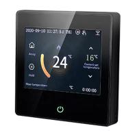 China Color Screen Tuya Wifi Smart Thermostat Floor Water Heating Gas Furnace for sale