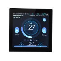 China Color Screen 4.0 Inch Display Smart Room Thermostat Tuya Wifi Underfloor Heating for sale