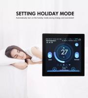 China Color Screen 4.0 Inch Display Smart Room Thermostat Tuya Wifi Underfloor Heating for sale