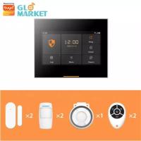 China Glomarket Tuya 4g / Wifi DIY Home Security Alarm Systems Wireless App Control Anti Theft for sale