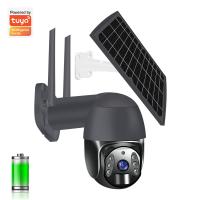China Night Vision Solar Security PTZ Camera Tuya Wifi / 4G Cloud Storage IP Camera for sale