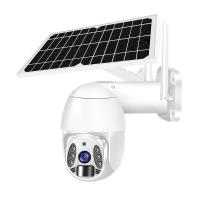 China Night Vision Solar Security PTZ Camera Tuya Wifi / 4G Cloud Storage IP Camera for sale
