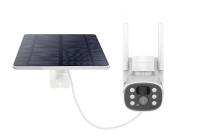 China Glomarket Tuya Smart Wifi Solar Camera Outdoor Surveillance PTZ Camera With Solar Panels for sale
