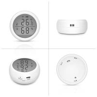 China Tuya WIFI Temperature Humidity Sensor Indoor Smart Remote Control With LCD Display for sale