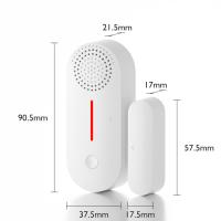 China Smart Sound / Light Wifi Door And Window Alarms ABS Wireless Door Window Security Alarm for sale