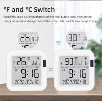 China Glomarket Tuya Wifi Smart Temperature Humidity Sensor Wireless Home Thermometer Hygrometer Detector for sale