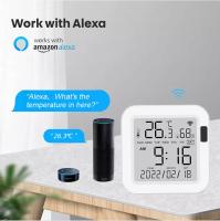 China Glomarket Tuya Wifi Smart Temperature Humidity Sensor Wireless Home Thermometer Hygrometer Detector for sale
