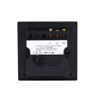 China Glomarket Tuya Wifi/Zigbee EU/UK Smart Dimmer Light Switch Tempered Glass Touch Wall Electrical Light Dimmer Switch for sale