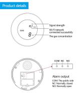 China Glomarket Tuya Wifi Alarm System Led Digital Alarm Leak Detector Gas Sensor Gas Leak Detector for sale