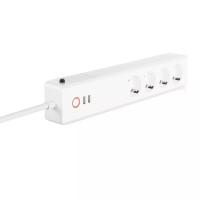 China Glomarket Tuya Smartlife App Controlled 16A Protector Eu Standard Power Strip With Power Consumption for sale