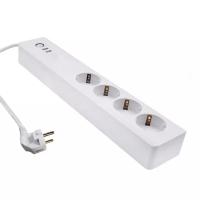 China Glomarket Tuya Smartlife App Controlled 16A Protector Eu Standard Power Strip With Power Consumption for sale