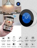 China Glomarket Tuya Wifi Gas Detector GSM Alarm System Lcd Digital Alarm Leak Sensor Gas Leak Detector for sale