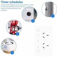 China Glomarket Smart Wifi Wall Socket Plug Customized Built In Independent Switching Power Cord Mobile Phone Charger Usb Wire for sale