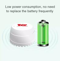 China Glomarket WiFi Water Leakage Detector Smart Tuya Water Pipe Leak Detector for sale