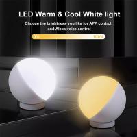 China Tuya 12w Wifi Smart Table Lamp Wireless Voice Control RGB Dimmable Lamp for sale
