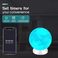 China Glomarket Tuya Smart WiFi LED Light 3D Print Moon Light Dual Mode Dimmable for sale