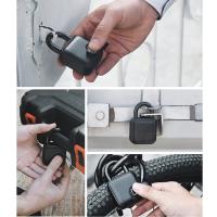 China Zinc Alloy Tuya Smart Padlock USB Charging Fingerprint Padlock For Bag Door Cabinet for sale