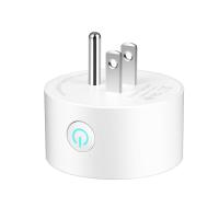 China Tuya Wifi Electric Smart Plug Socket US Standard 16A Wireless Remote Control for sale