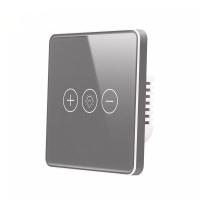 China Glomarket Tuya Wifi Smart Dimmer Switch Glass Panel Voice Remote Control for sale