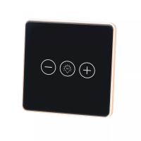 China Glomarket Tuya Wifi Smart Dimmer Switch Glass Panel Voice Remote Control for sale
