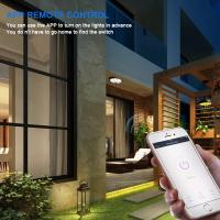 China Glomarket Tuya Wifi Smart Dimmer Switch Glass Panel Voice Remote Control for sale