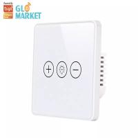China Smart Home Dimmer Light Tuya Wifi Smart Switch Wireless Glass Crystal Panel Touch Wall for sale