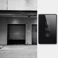 China US Standard Tuya Wifi Smart Curtain Switch Touch Button Voice Control Smart Shutter Switch for sale