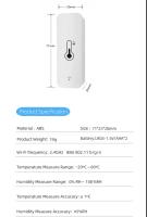 China 2.4GHz Smart WiFi Digital Thermostat Real Time Temperature Humidity Sensor for sale