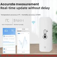 China 2.4GHz Smart WiFi Digital Thermostat Real Time Temperature Humidity Sensor for sale