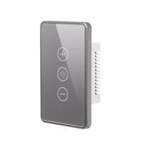 China Smart Tuya Wifi Dimmer Switch Touch Screen Alexa Google Voice Activated Dimmer Switch for sale