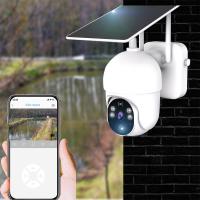 China Glomarket Tuya Smart Wifi Solar Camera Waterproof App Control PIR Motion Detection Camera for sale