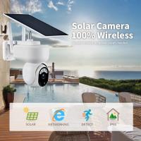 China Wifi 2MP Smart Solar Camera Security Outdoor Low Power Waterproof PTZ Camera for sale