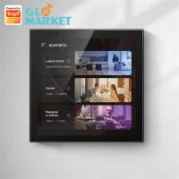 China Smart Home Touch Screen Control Panel Wifi 4 Inch Music System Tuya Zigbee Gateway for sale