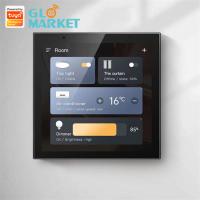 China Smart Home Touch Screen Control Panel Wifi 4 Inch Music System Tuya Zigbee Gateway for sale