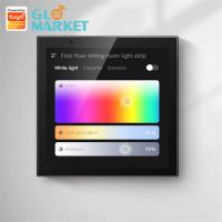 China Smart Home Touch Screen Control Panel Wifi 4 Inch Music System Tuya Zigbee Gateway for sale