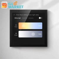 China Smart Home Touch Screen Control Panel Wifi 4 Inch Music System Tuya Zigbee Gateway for sale