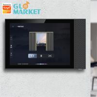 China Tuya Smart Home Zigbee Gateway Wifi 7 Inch BLE Music Wall Touch Screen Smart Control Panel for sale
