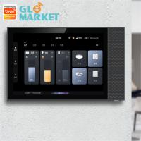 China Tuya Smart Home Zigbee Gateway Wifi 7 Inch BLE Music Wall Touch Screen Smart Control Panel for sale