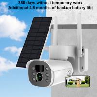 China Tuya Solar PTZ Camera Two Way Voice Intercom HD APP Control Outdoor Waterproof for sale