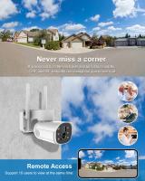 China Tuya Solar PTZ Camera Two Way Voice Intercom HD APP Control Outdoor Waterproof for sale