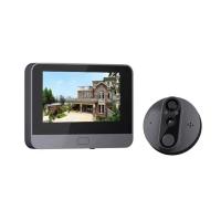 China Tuya Smart Digital Door Viewer Camera 4.3inch Screen Motion Sensor Doorbell Camera for sale