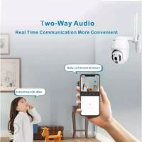 China 1080p Full HD Tuya Wifi Smart Camera Night Vision App Control Smart Outdoor Camera for sale
