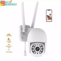 China 1080p Full HD Tuya Wifi Smart Camera Night Vision App Control Smart Outdoor Camera for sale