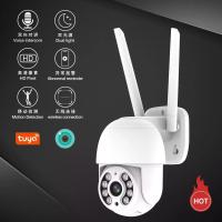 China 1080p Full HD Tuya Wifi Smart Camera Night Vision App Control Smart Outdoor Camera for sale