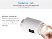 China Home ZigBee WiFi Smart Thermostat For OLED Display Screen / Radiator Valve for sale