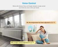 China Home ZigBee WiFi Smart Thermostat For OLED Display Screen / Radiator Valve for sale