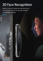 China Smart Tuya Wifi Door Lock Zinc Alloy Cat'S Eye Intelligent Door Lock for sale