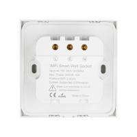 China Glomarket Tuya Smart Socket 16A Home Automation Wifi Smart Wall Outlet for sale